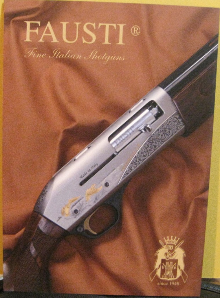 ORIGINAL FAUSTI FINE ITALIAN SHOTGUNS CATALOG LOT OF TWO CATALOG AND ...